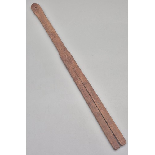 Antique John J Dick Lochgelly Tawse. School Belt. Having initial "M ...