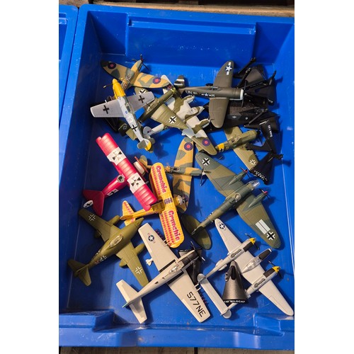 A Large collection of Diecast DelPrado Aircraft models and binders. The ...