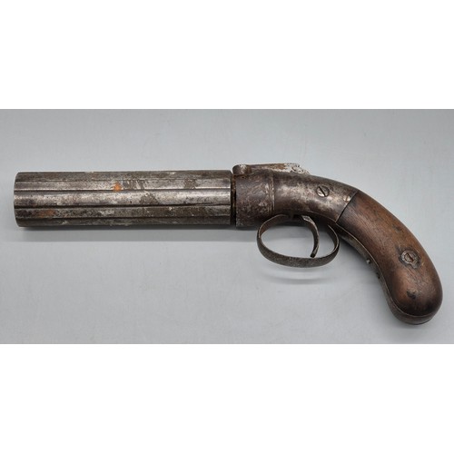 19th Century Bore Six shot Percussion Allen & Thurber Pepperbox ...