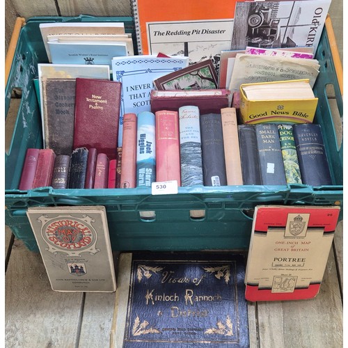 Crate of antique and vintage books; Miscellaneous including Memories of ...