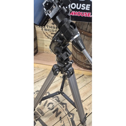 Two Telescopes; Seben 1200/90 spotting scope together with Sky watcher Telescope Both on large tripo