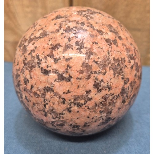 Collection of Four Scottish Polished Granite and ceramic bowling Balls ...