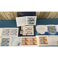 Collection of New Zealand Bank notes Sets; Final Impressions 1967-1991 ...