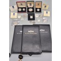 Collection of Silver Proof Coins; Royal Mint Silver Five Pence set ...