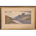 Donald A Paton original watercolour titled " Ben Lomond & Loch Lomond ...