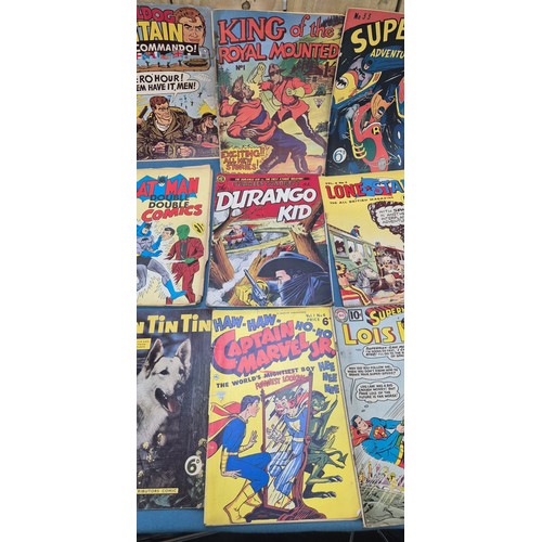 Selection Of Vintage Comics; No.13 Rin Tin Tin Comic, No.3 Frogman ...