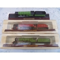 3 STATIC TRAIN MODELS ON PLINTHS