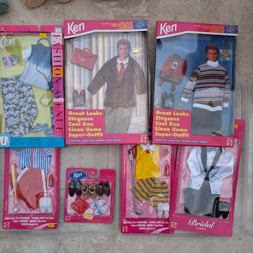 MATTEL BARBIE "KEN" OUTFITS IN PACKAGING