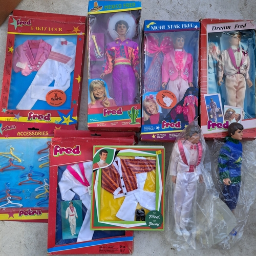 GROUP OF BOXED KENNER / PARKER FRED DOLL ACCESSORIES