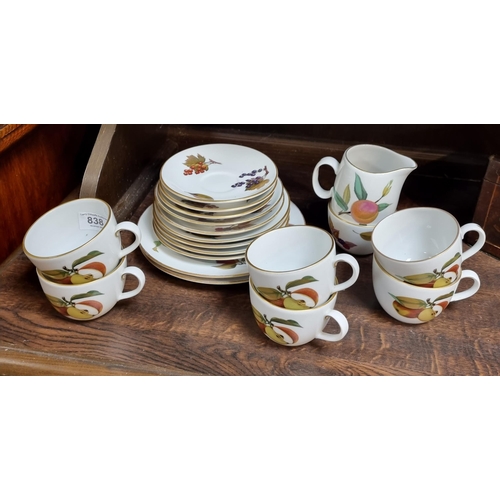 Collection of Evesham China Tea ware