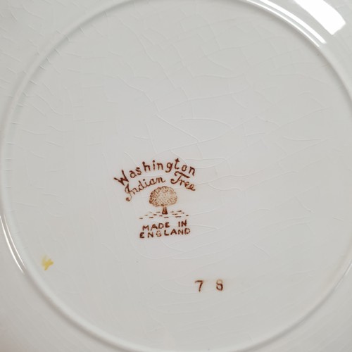 A 63pcs Washington Indian Tree Pattern Dinner Service
