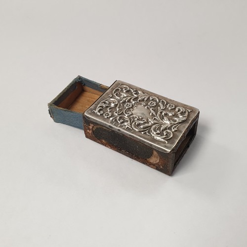 Silver Match Box Case