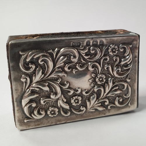 Silver Match Box Case