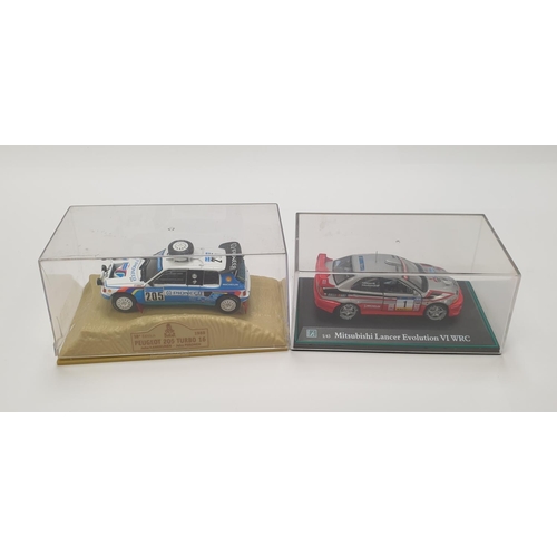 Four Model Rally Cars