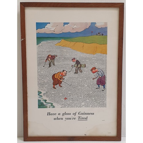 Original Guinness Print - Jim Bateman with Serial Number H: 38cm x W: 27cm