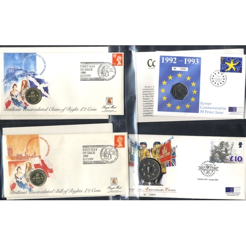 COIN COVERS substantial collection in 16 volumes comprising 10 volumes ...