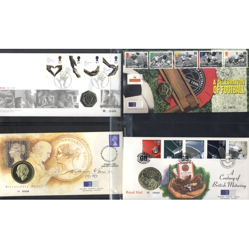 COIN COVERS substantial collection in 16 volumes comprising 10 volumes ...