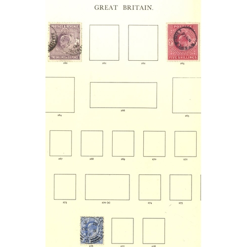 1856-1970 COLLECTION (360 stamps) on Windsor leaves incl. 1867 5s Pl.2 ...