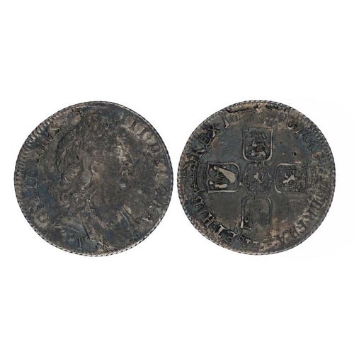 1696Y shilling, first bust York Mint with capital 'Y' below bust, VF ...