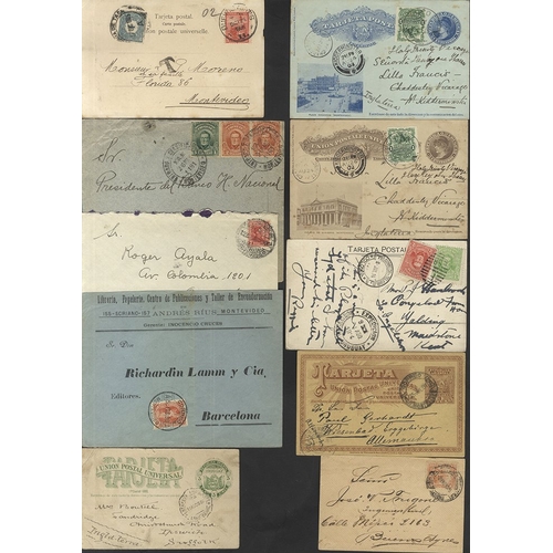 1880-1922 covers/cards, ten with various frankings & cancels incl. 1880 ...
