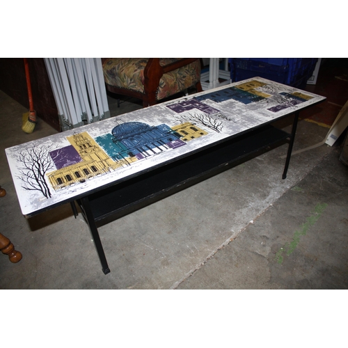 1960's Conran John Piper St Pauls & St Martins skyline coffee table 14 ...