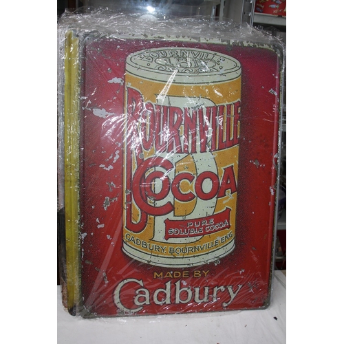 Large tin sign 27 1/2" x 20"