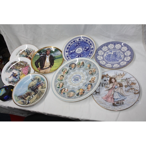 Group Collectors plates 8" dia.