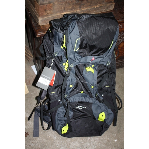 As new Alpine Aqua II rucksack 34" h.- retail price £120