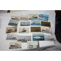 Selection shipping postcards