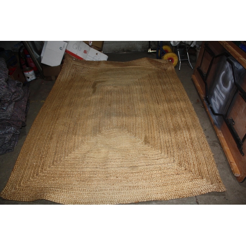 Hessian style rug 68" x 96"