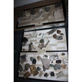 3 trays rock & mineral samples