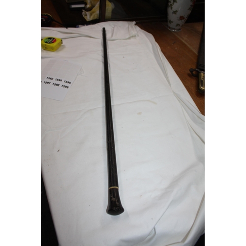 Antique screw top walking cane 34"