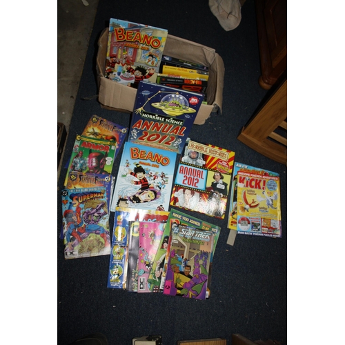 Quantity Comic Annuals, comics etc