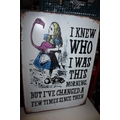Tin sign 27 1/2" x 19 1/2"
