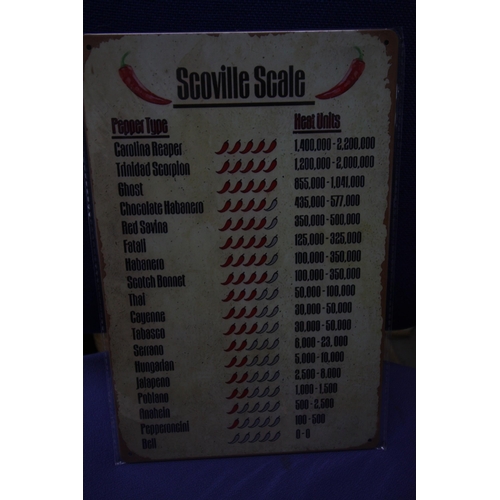 Novelty tin sign 8" x 12"