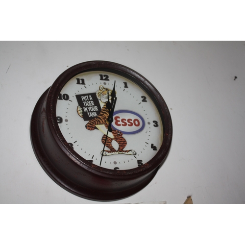 Circular Man Cave clock 11" dia.
