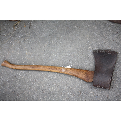 Vintage long handled axe