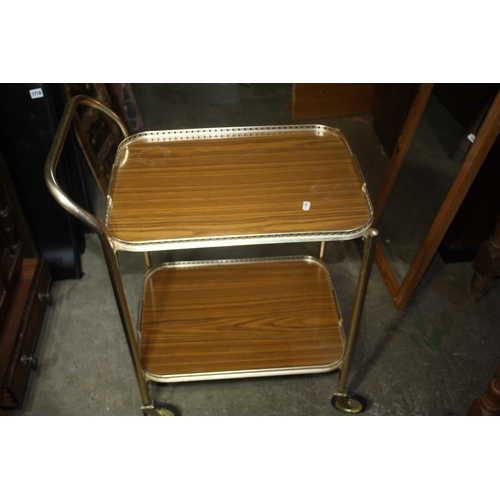 Vintage tea trolley 28" h.