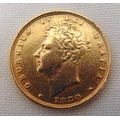 George IV 1830 gold sovereign