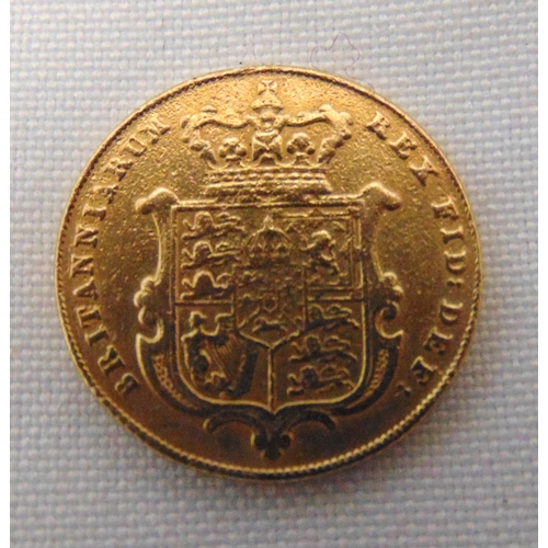George IV 1830 gold sovereign