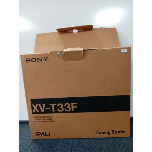 Sony family studio video sketch titler XT-T33F