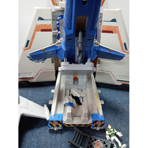 A Disney pixar lightyear ultimate star command base playset. Expands to ...