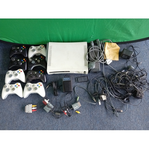 A Job Lot of electronic items to include a 60 GB Xbox 360 console plus ...
