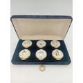 A boxed set of six Peter rabbit ceramic trinket boxes made exclusively ...