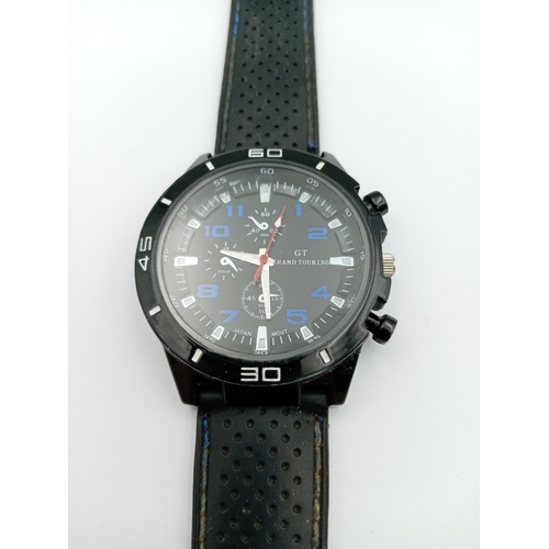 A mens GT Grand Touring watch may require a battery