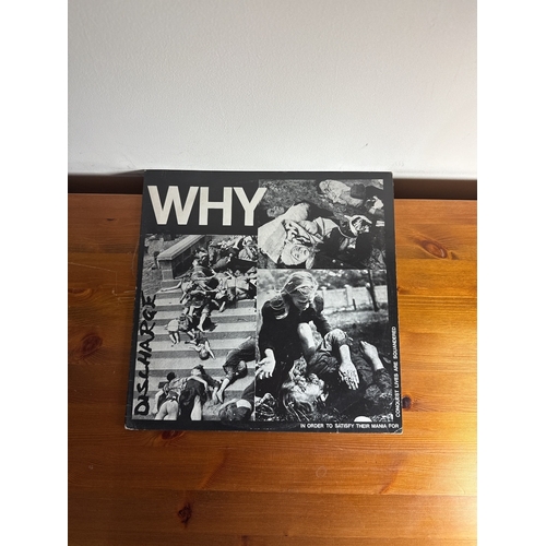 DISCHARGE - Why 12" Vinyl EP, 1985