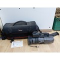 A Sony DSR-PD150P Professional Mini DV Digital Camcorder & a Hama Case