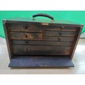 A vintage Emir engineer tool box with 7 drawers & carrying handle ...