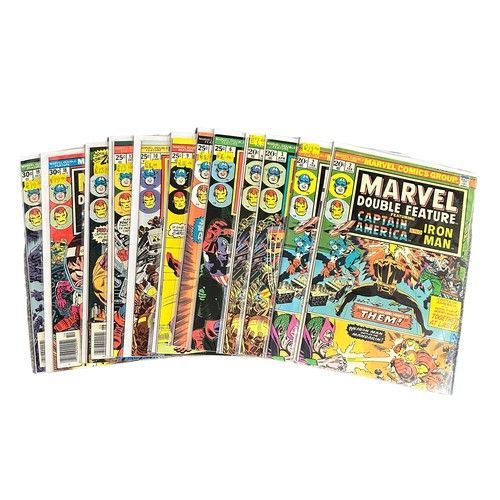 Marvel Comics Marvel Double Feature (12) 1970s/1980s Nos 2x2, 3x2, 6, 8 ...