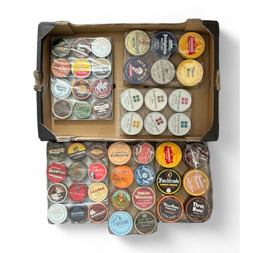 Old 1oz & 2oz Circular tobacco Tins to include: Player's Half Ounce ...